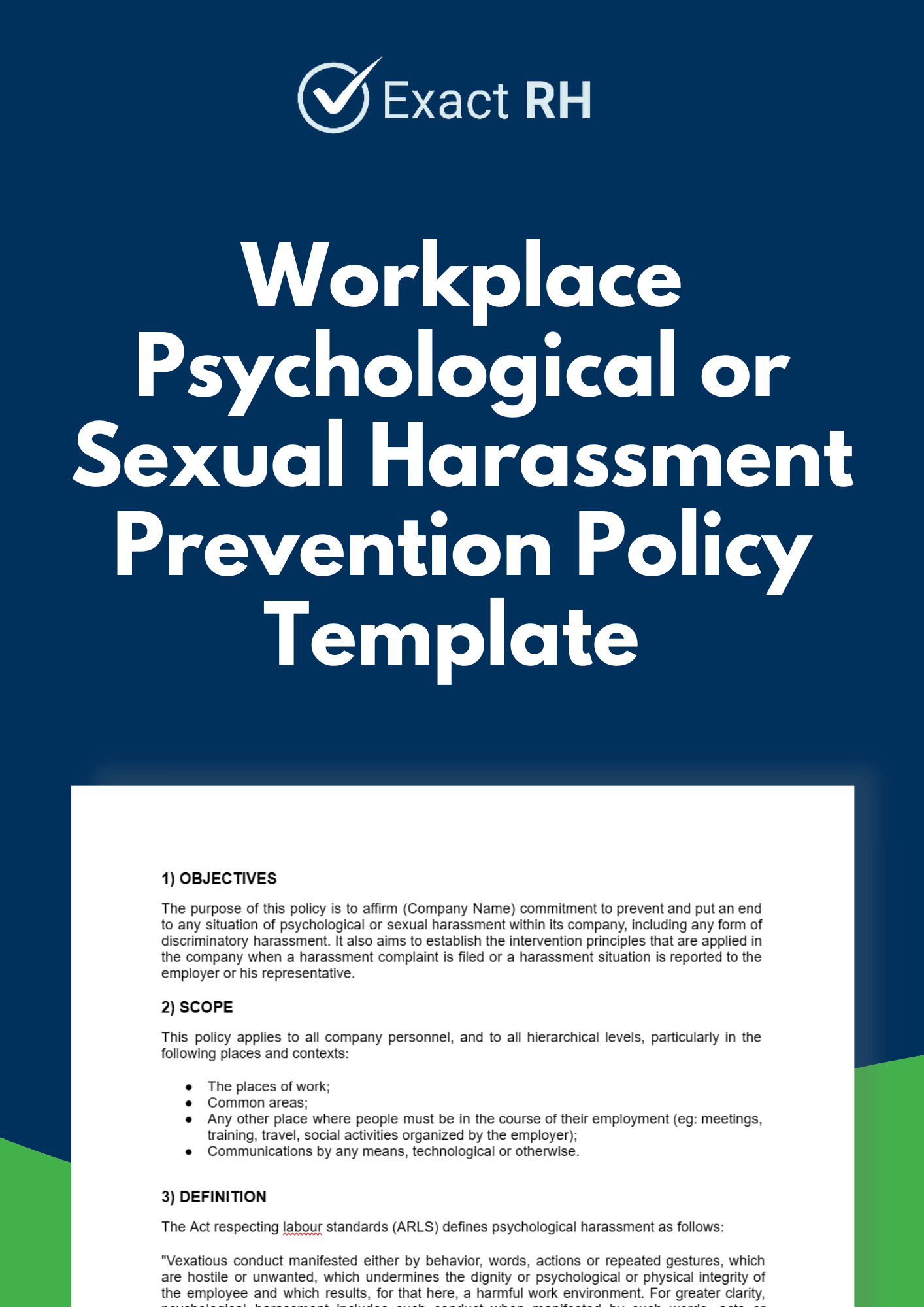 Workplace Harassment Policy